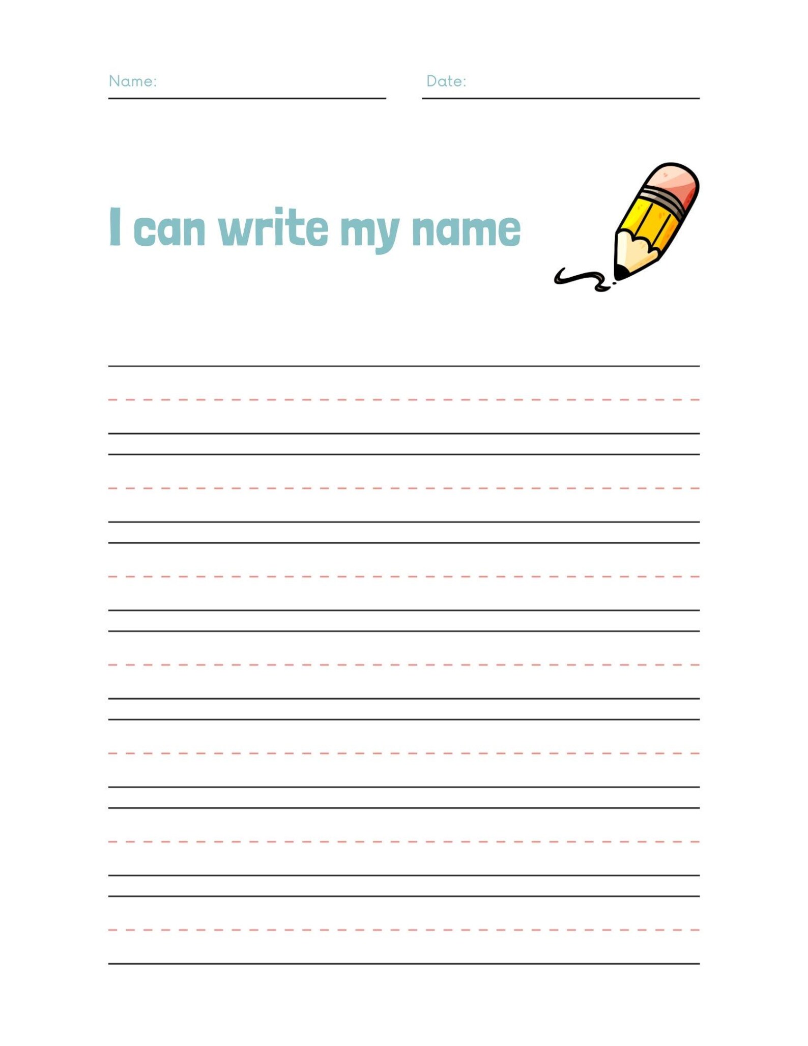 Writing Practice Bundles for Kids' Preschool Activities and Birthday ...