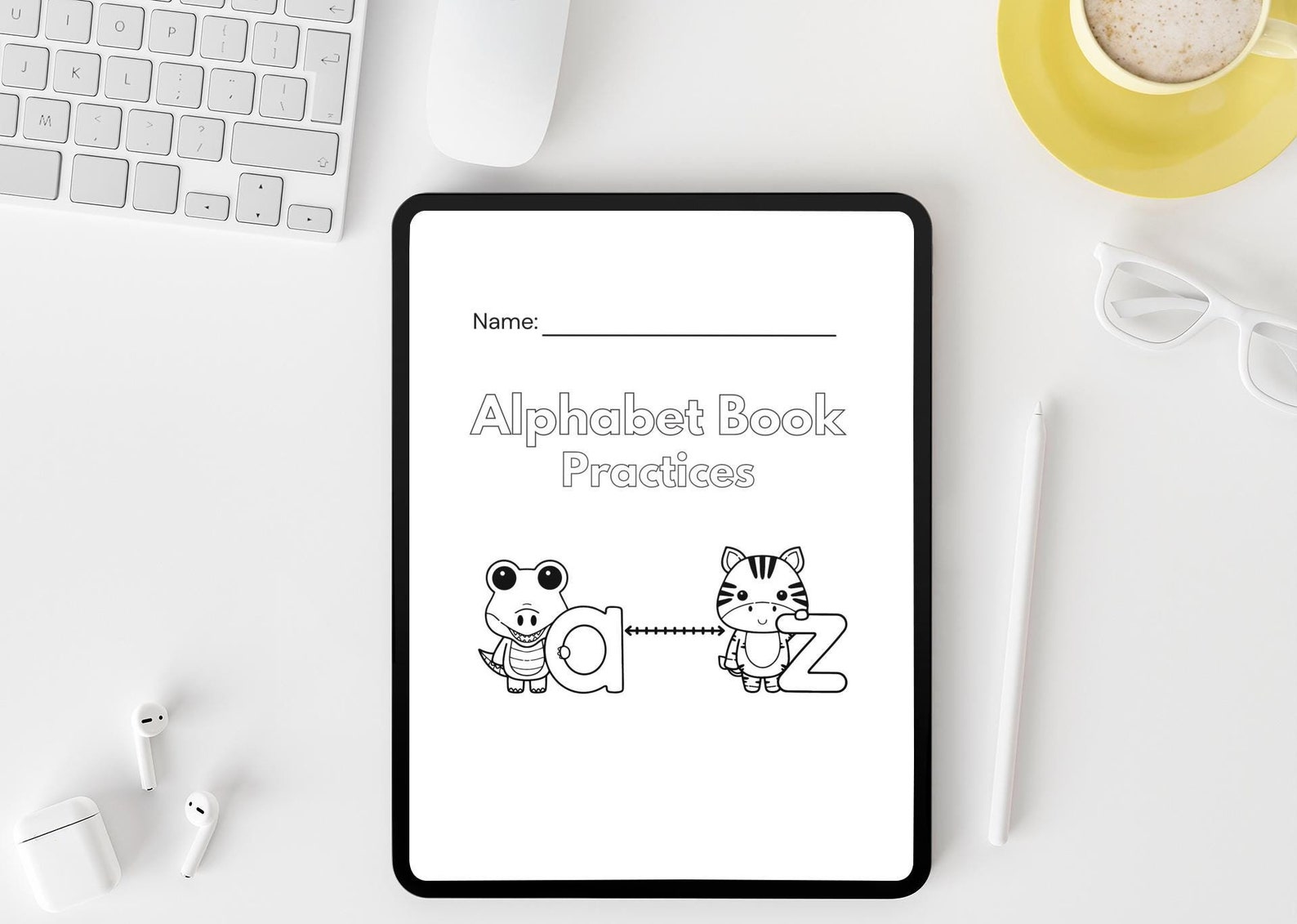 Alphabet A-Z Practices Pages for Kids Preschool Worksheet Activities ...