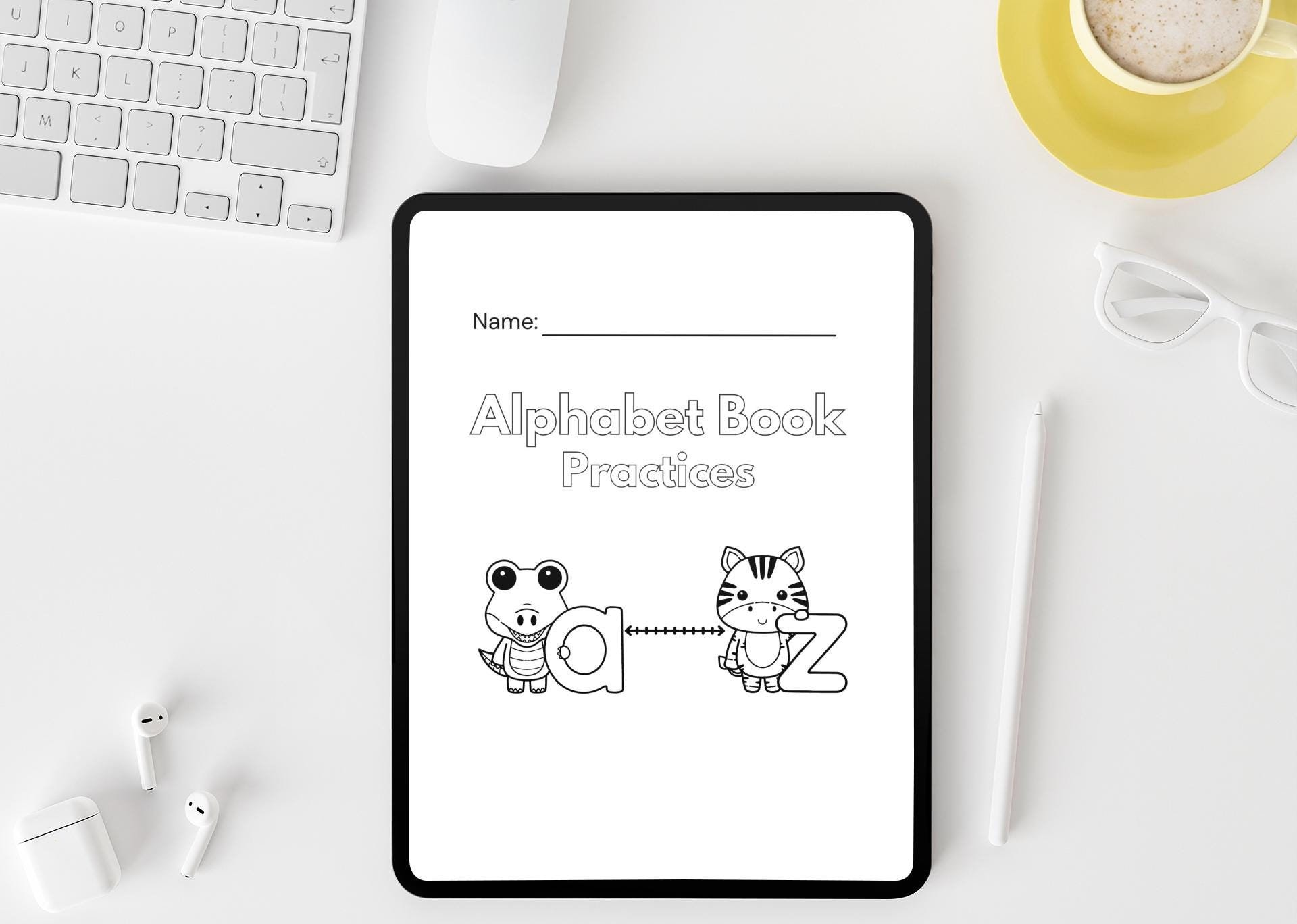 Alphabet A-Z Practices Pages for Kids Preschool Worksheet Activities ...