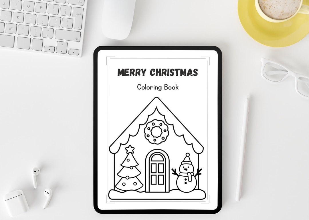 Christmas Coloring Pages Festive Coloring Pages Merry Christmas ...