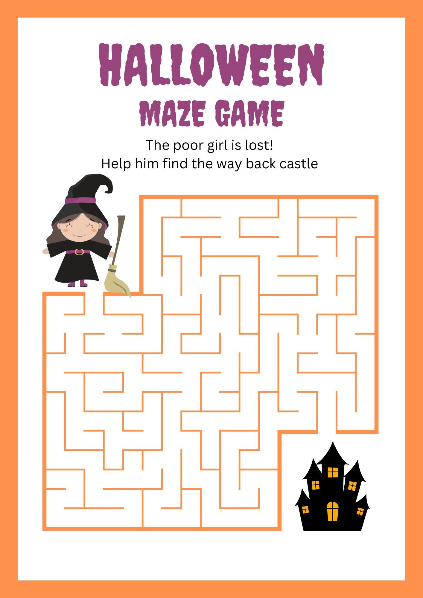 Halloween Activities Pages for Kids Halloween Activities Coloring ...