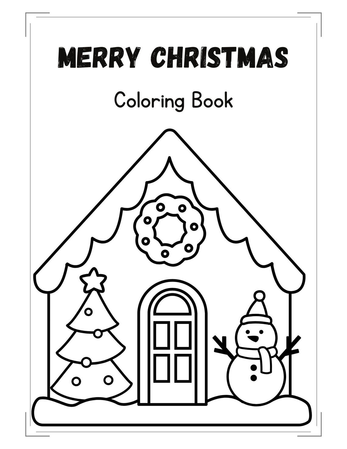 Christmas Coloring Pages Festive Coloring Pages Merry Christmas ...