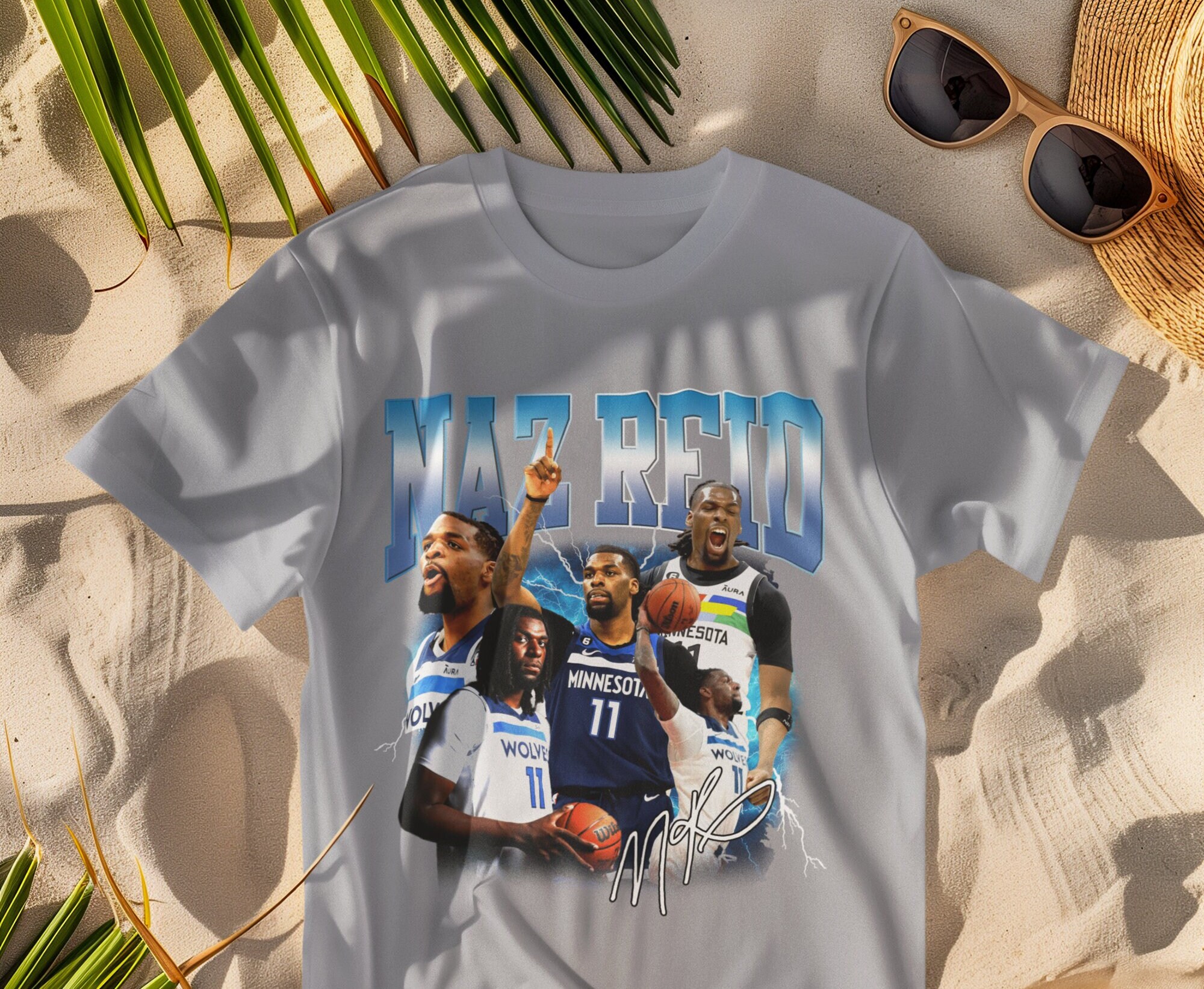 Vintage 90s Graphic Style Naz Reid T-shirt, Naz Reid Shirt, Oversized ...