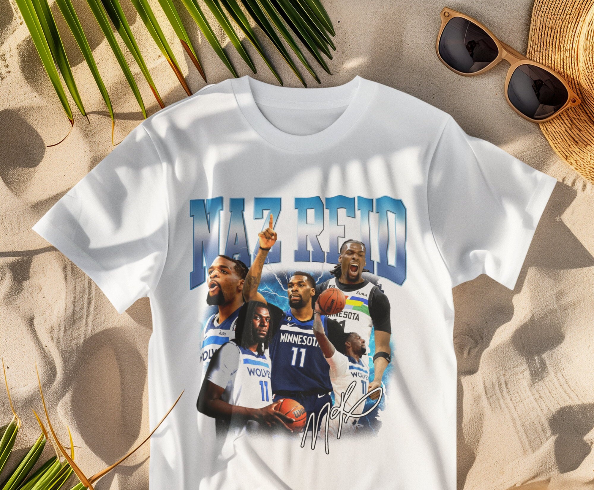 Vintage 90s Graphic Style Naz Reid T-shirt, Naz Reid Shirt, Oversized ...