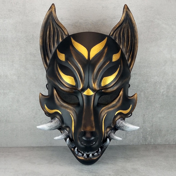 Kitsune Mask - Etsy