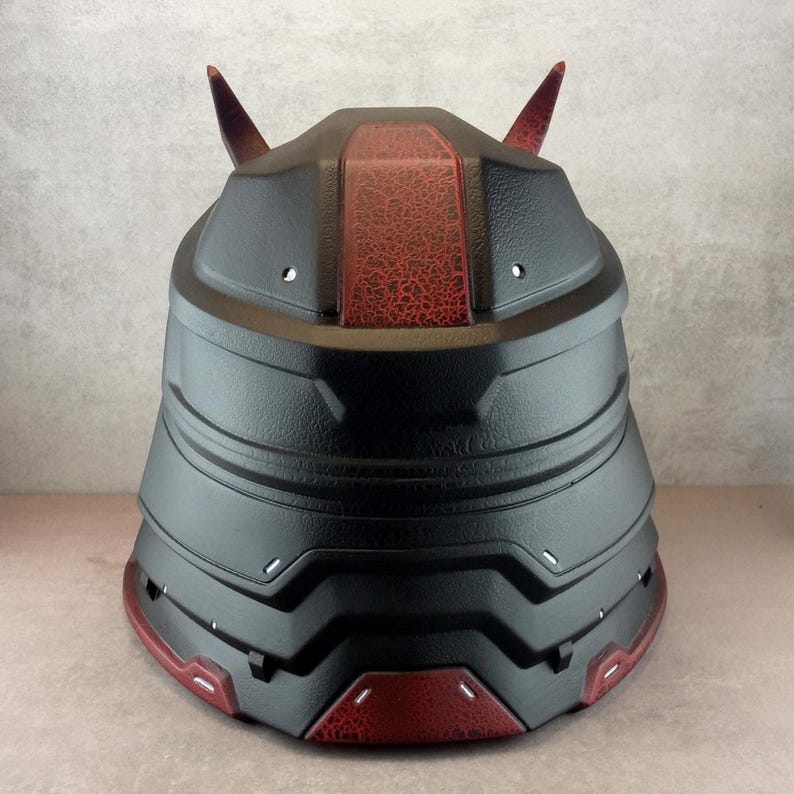 Cyber Samurai Helmet: a Wearable Inaba Clan Helmet With Glowing Eyes ...