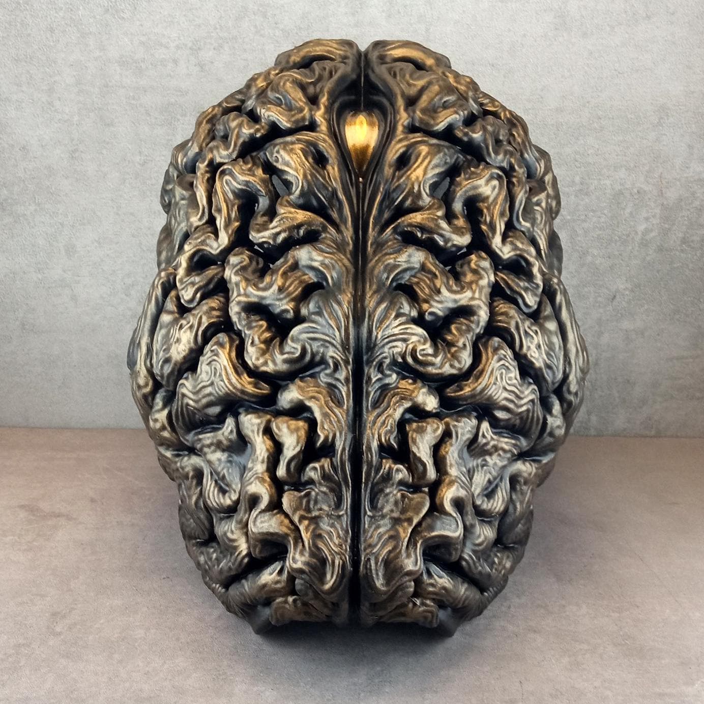 Bronze Brain Mask: Gothic Horror, Halloween Mask - Etsy