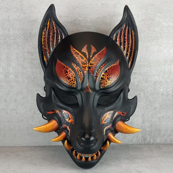 Fire Mask - Etsy