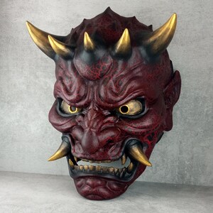 Exclusive Demon King Mask, Wearable Oni Mask, Wall Decor - Etsy