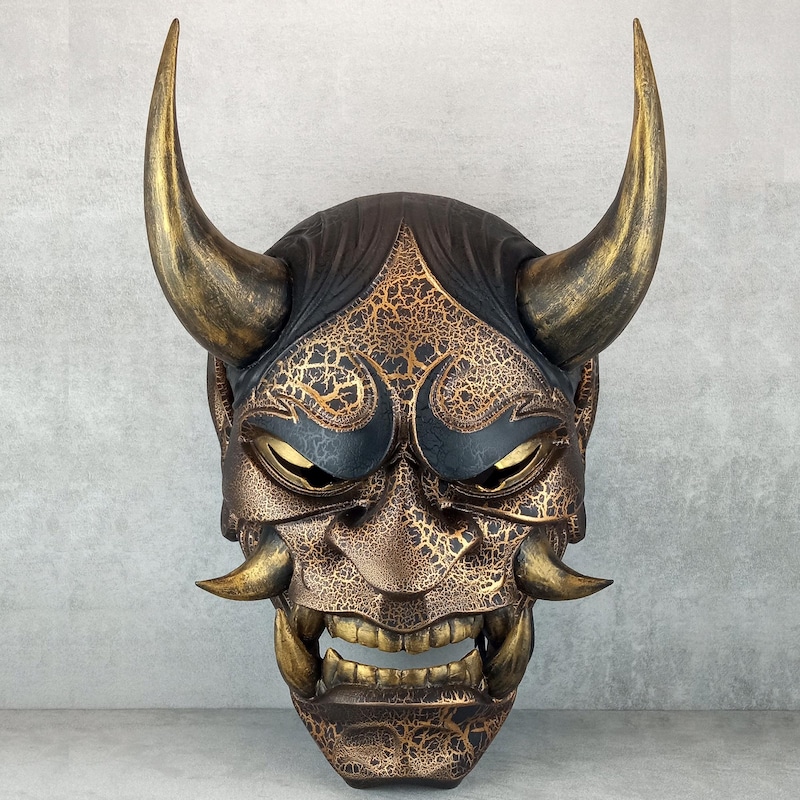 Black and Gold Mask - Etsy