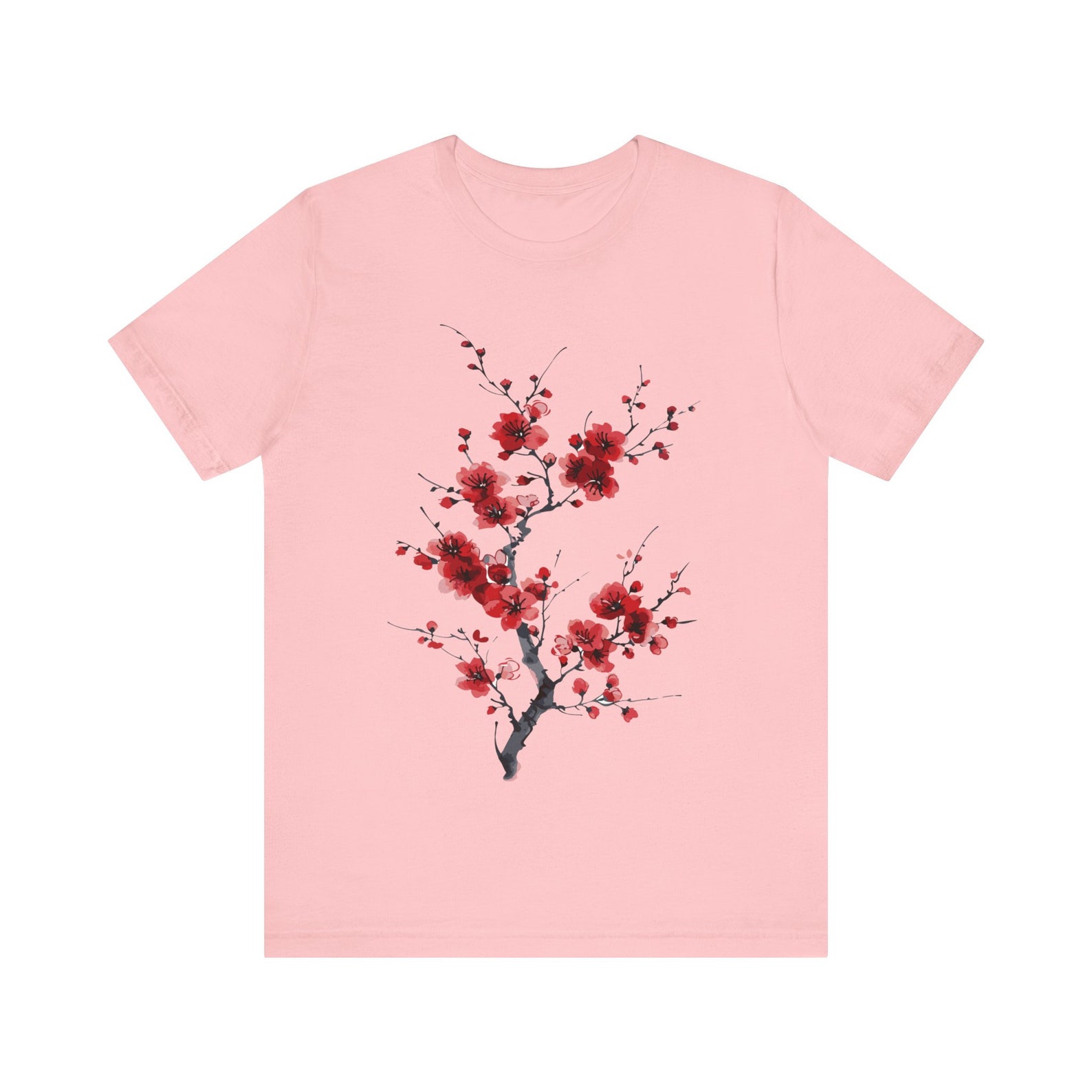 Cherry Blossom T-shirt: Floral Botanical Tee, Nature Lover Fashion - Etsy