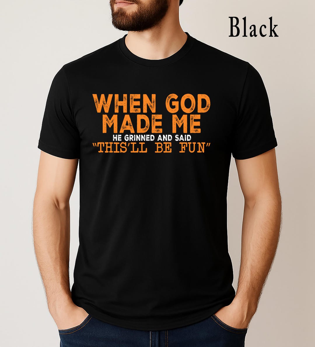 Funny Christian T-shirt, Religious Humor Gift, Lightweight Cotton - Etsy