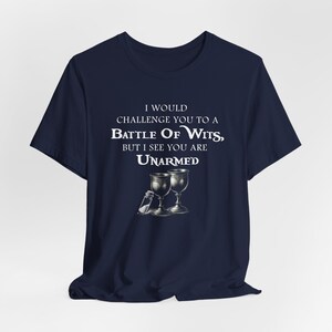 Battle of Wits T-shirt, Funny Princess Bride Shirt, Iocaine Powder ...