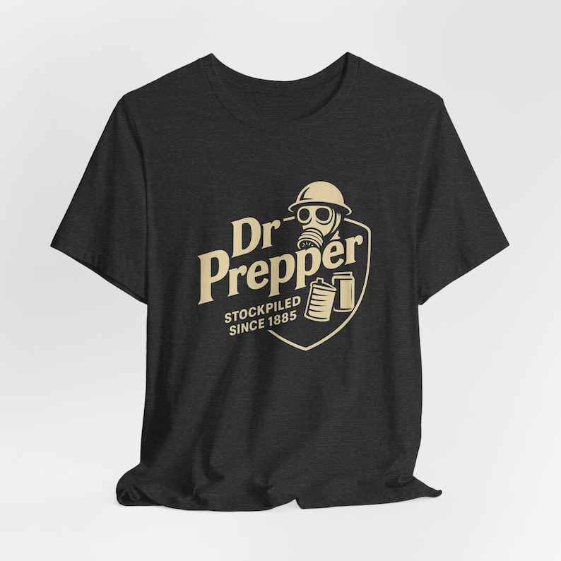 Dr Prepper Tshirt, Funny Dr Soda Shirt, Gift for Him or Her - Unisex ...