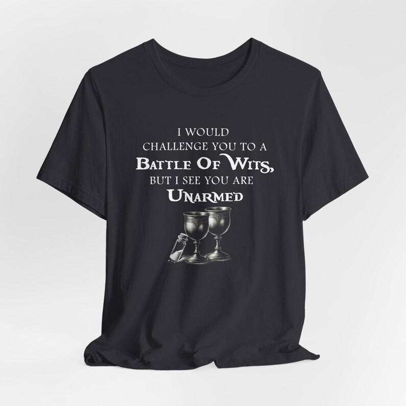 Princess Bride T-shirt: Battle of Wits, Iocaine Powder - Unisex Jersey ...