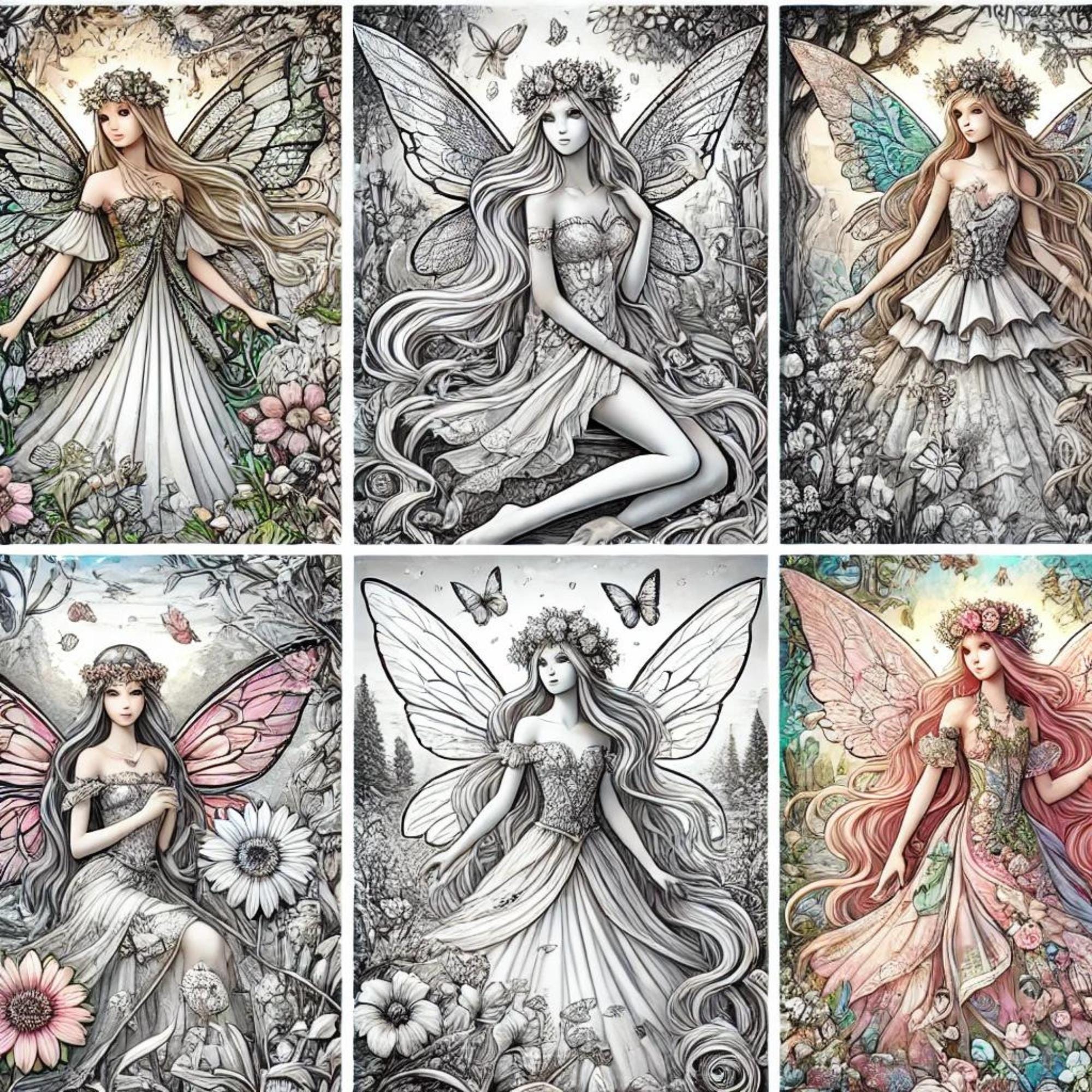 Heavenly Angels: A Coloring Book of Serene and Majestic Angels - Etsy