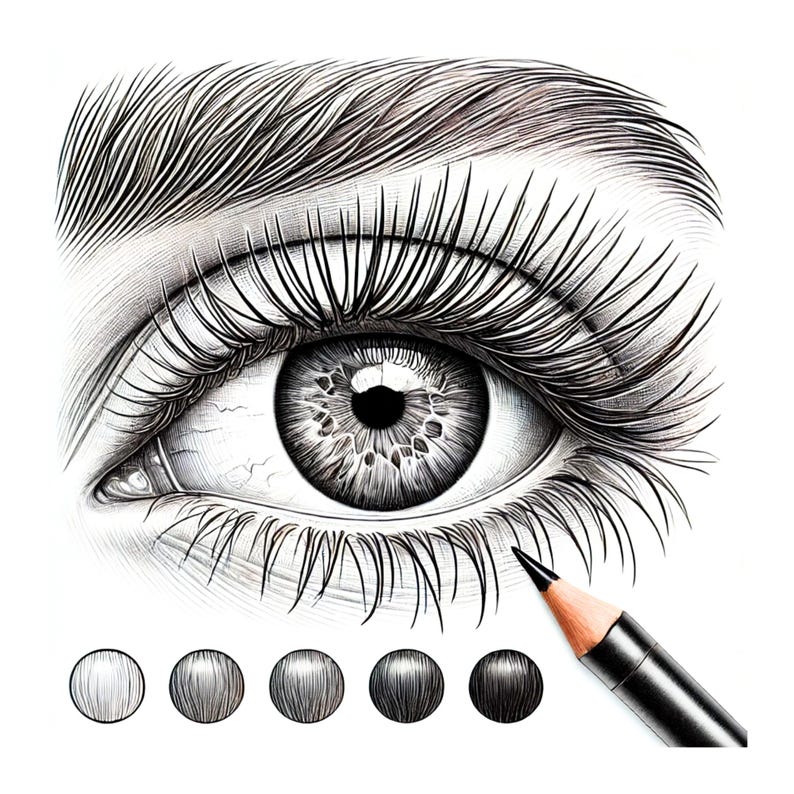 25 Realistic Human Eye Coloring Pages - Intricate and Detailed Line Art ...