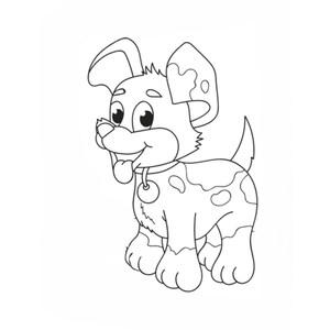 Bold and Easy Cute Animal Coloring Book for Kids - Etsy