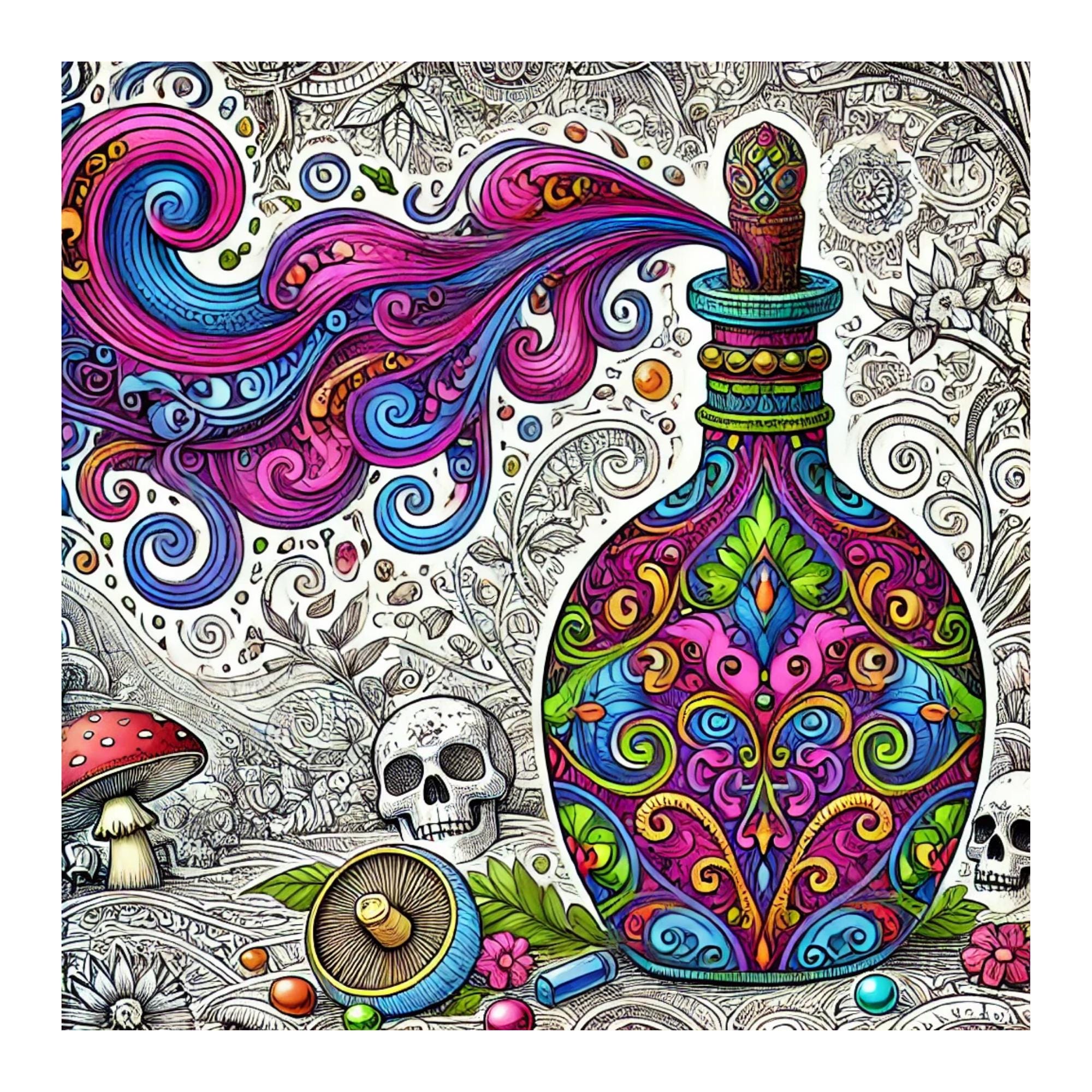 25 Magic Potion Coloring Pages: Enchanting Designs for Creative ...