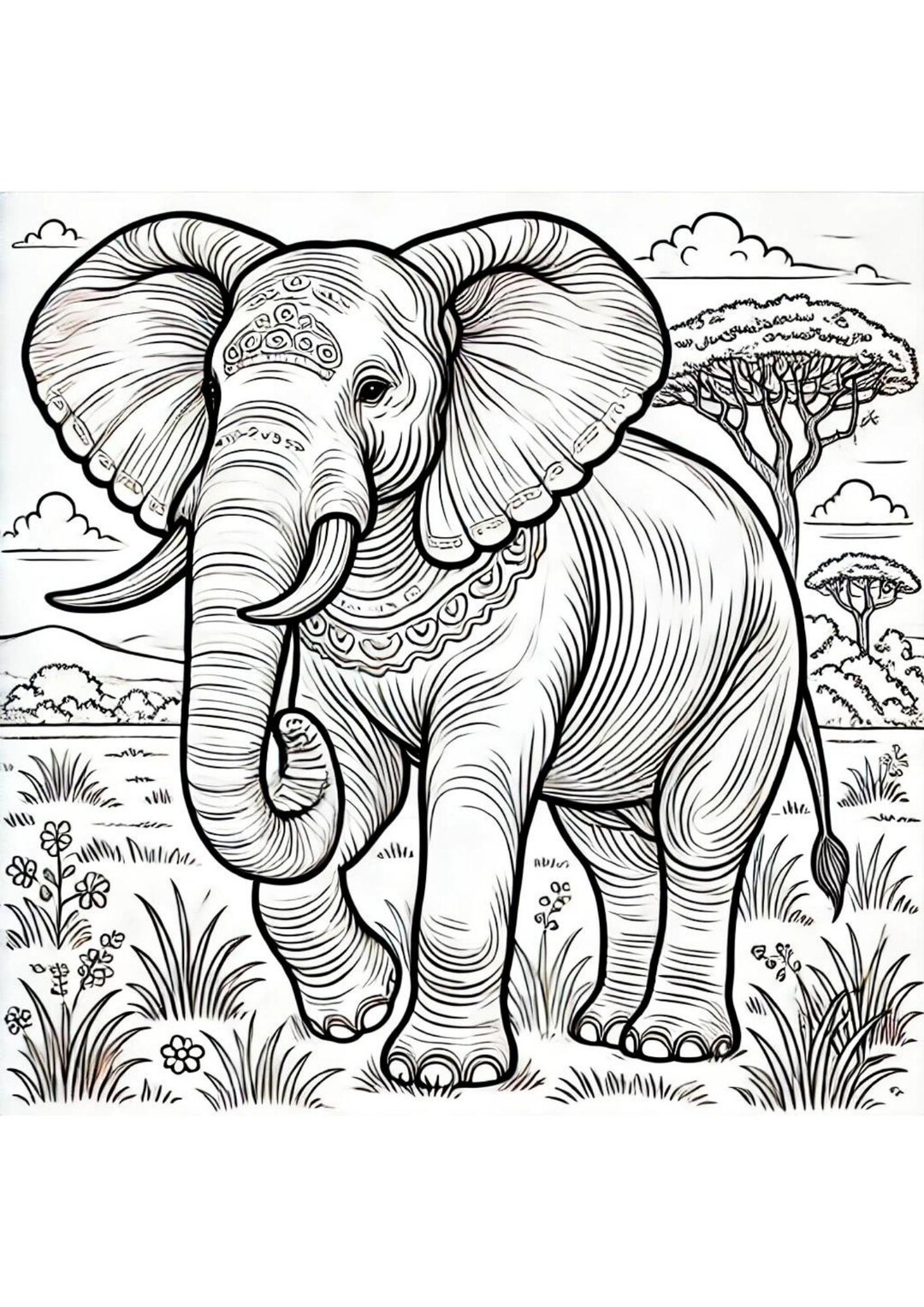 Wild Animals Coloring Book for Kids 25 Fun & Educational Pages to Color ...