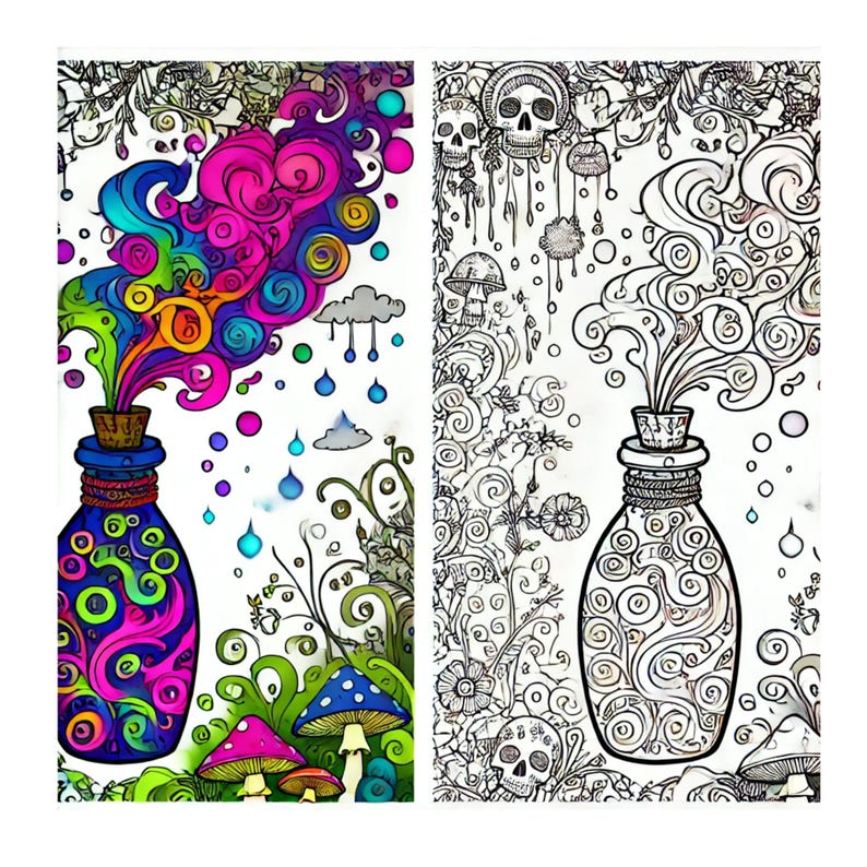 25 Magic Potion Coloring Pages: Enchanting Designs for Creative ...