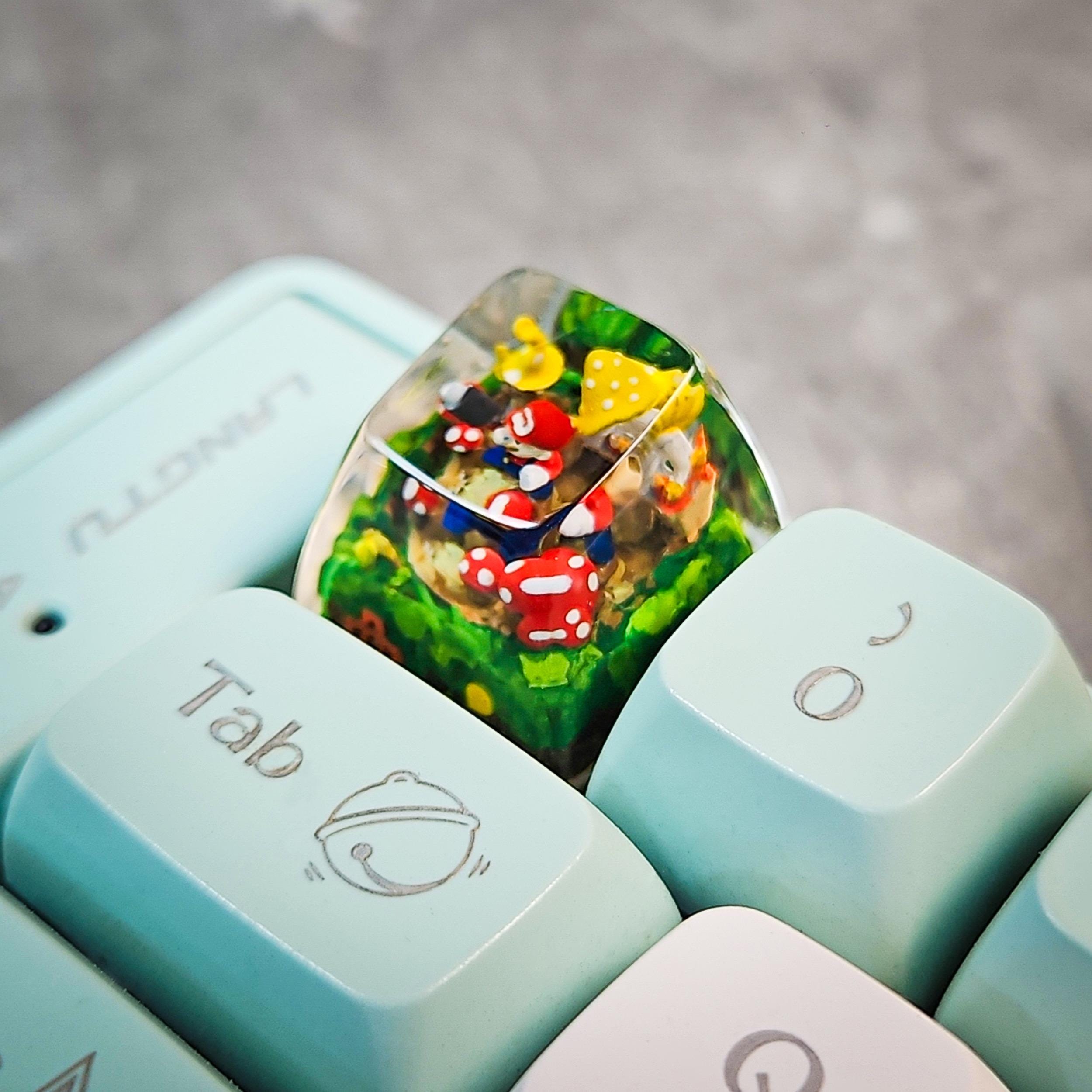 Video Game Keycap, Anime Keycap, Epoxy Resin Artisan Keycap, Custom ...