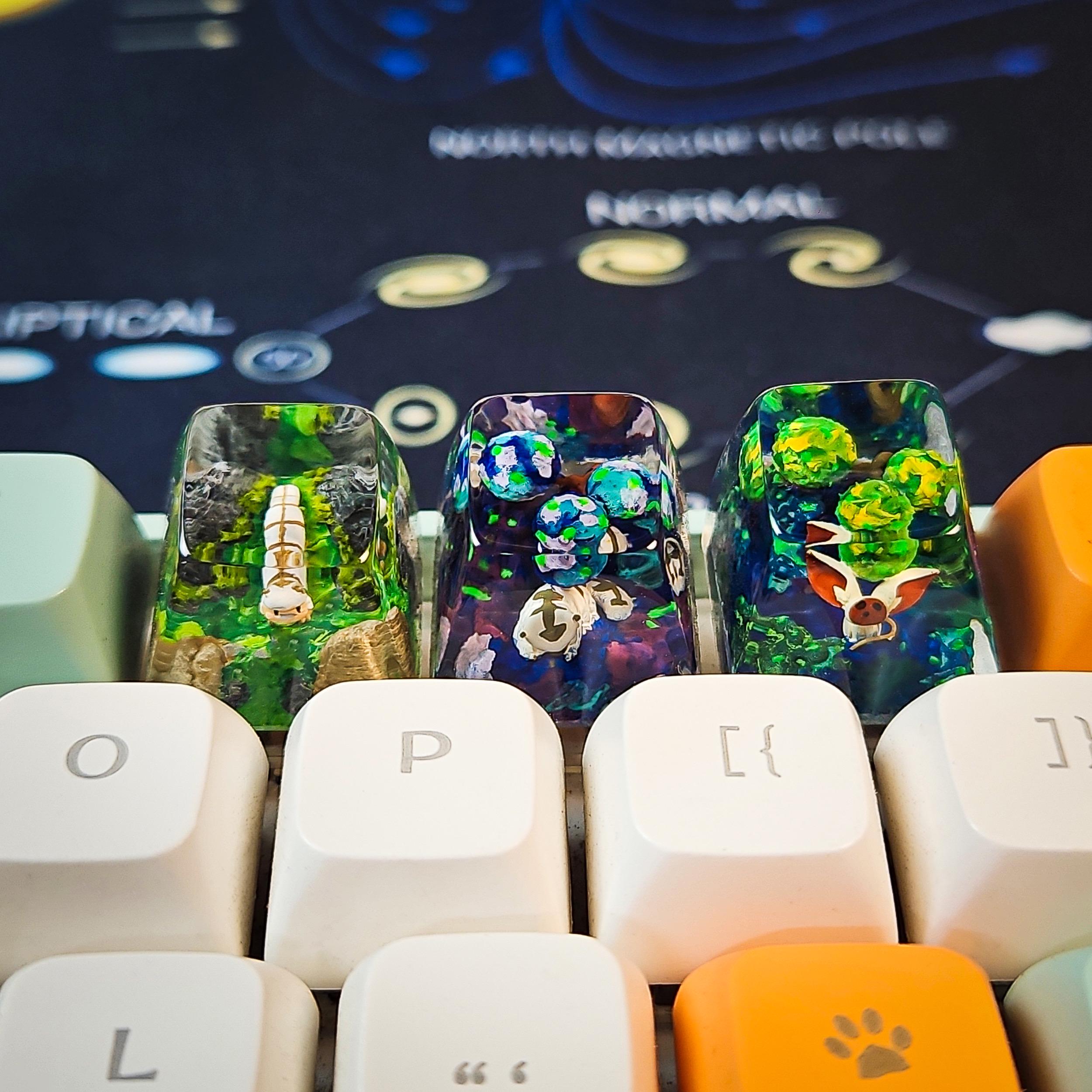 Anime Keycap, Epoxy Resin Artisan Keycap, Custom Keycap, Handmade ...