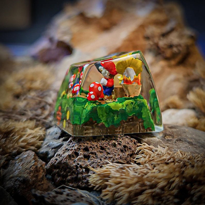 Video Game Keycap, Anime Keycap, Epoxy Resin Artisan Keycap, Custom ...
