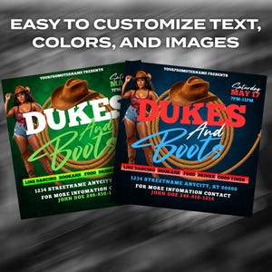 Trail Ride Editable Party Flyer, DIY Event Flyer, Club Flyer ...