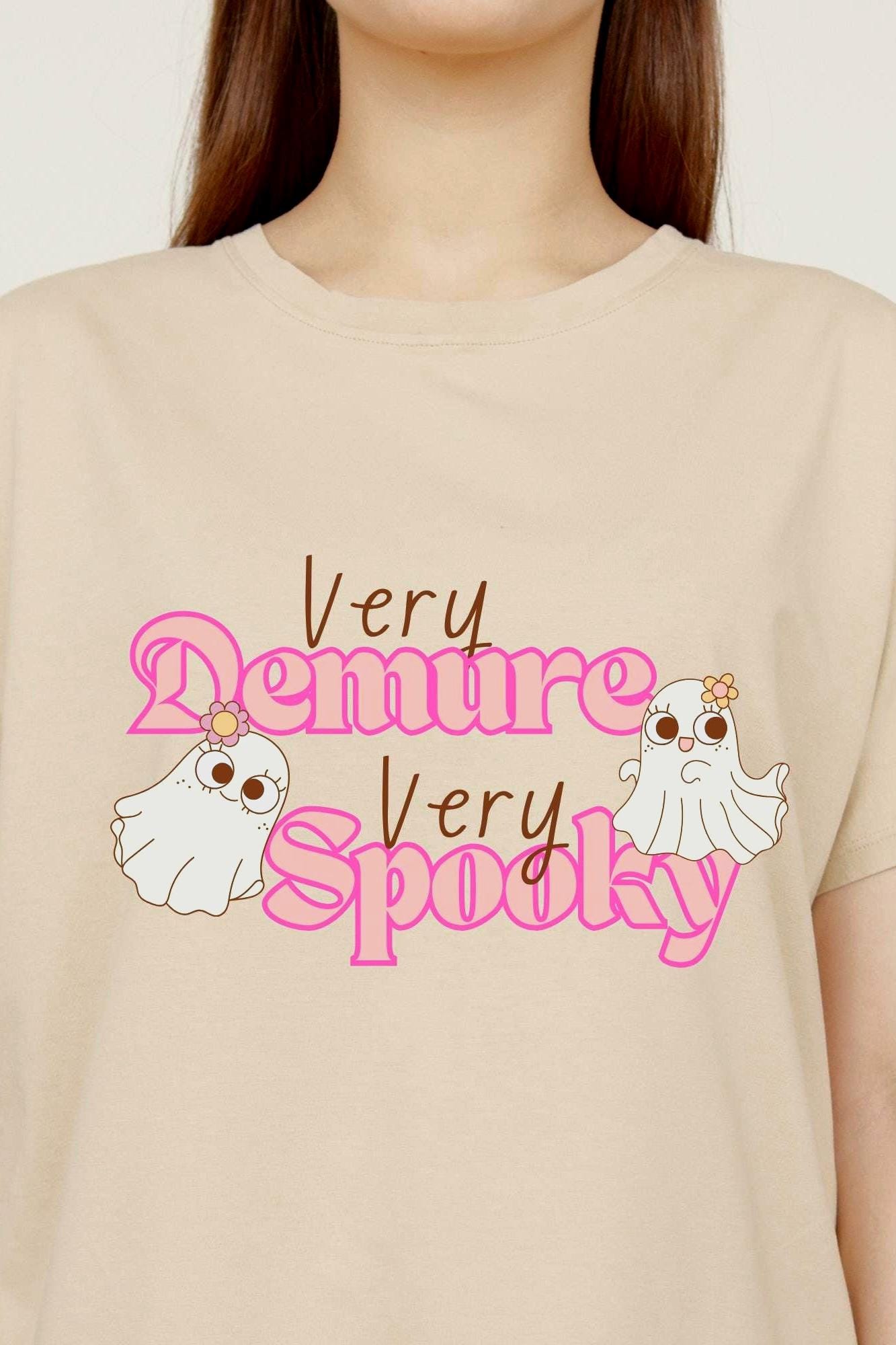 Very Demure Very Spooky Ghost Png Svg, Very Demure Png, Trendy ...