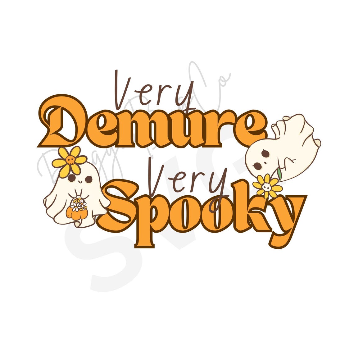 Very Demure Very Spooky Ghost Png Svg, Very Demure Png, Trendy ...