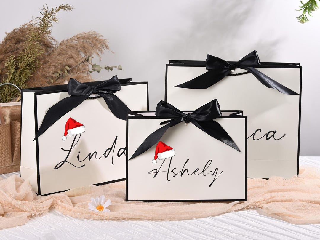 Personalized Christmas Gift Bag, Christmas Gift Bag, Xmas Gift Bags for ...