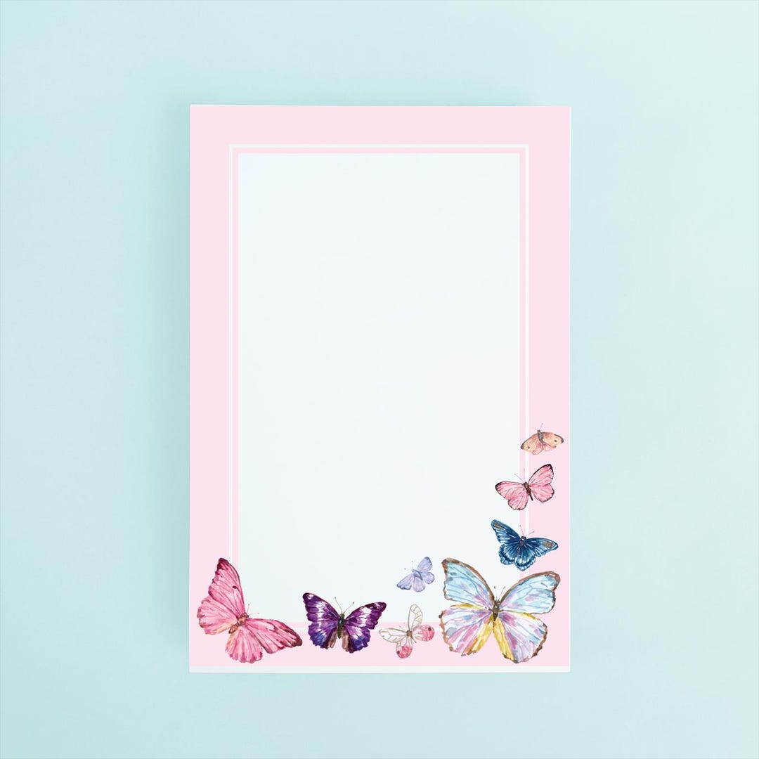 Butterfly Notepad - Etsy