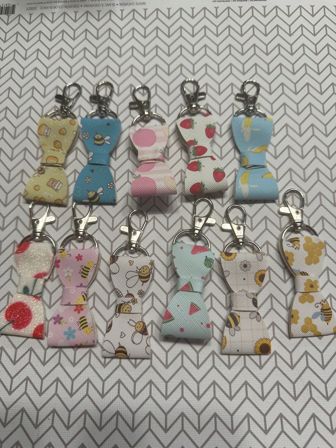 Fruit and Bee Themed Bag Clips - Etsy