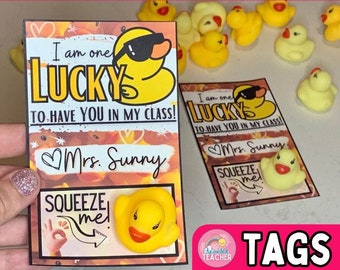 Bright School Year Back to School Personalized Tag With Flashlight for ...