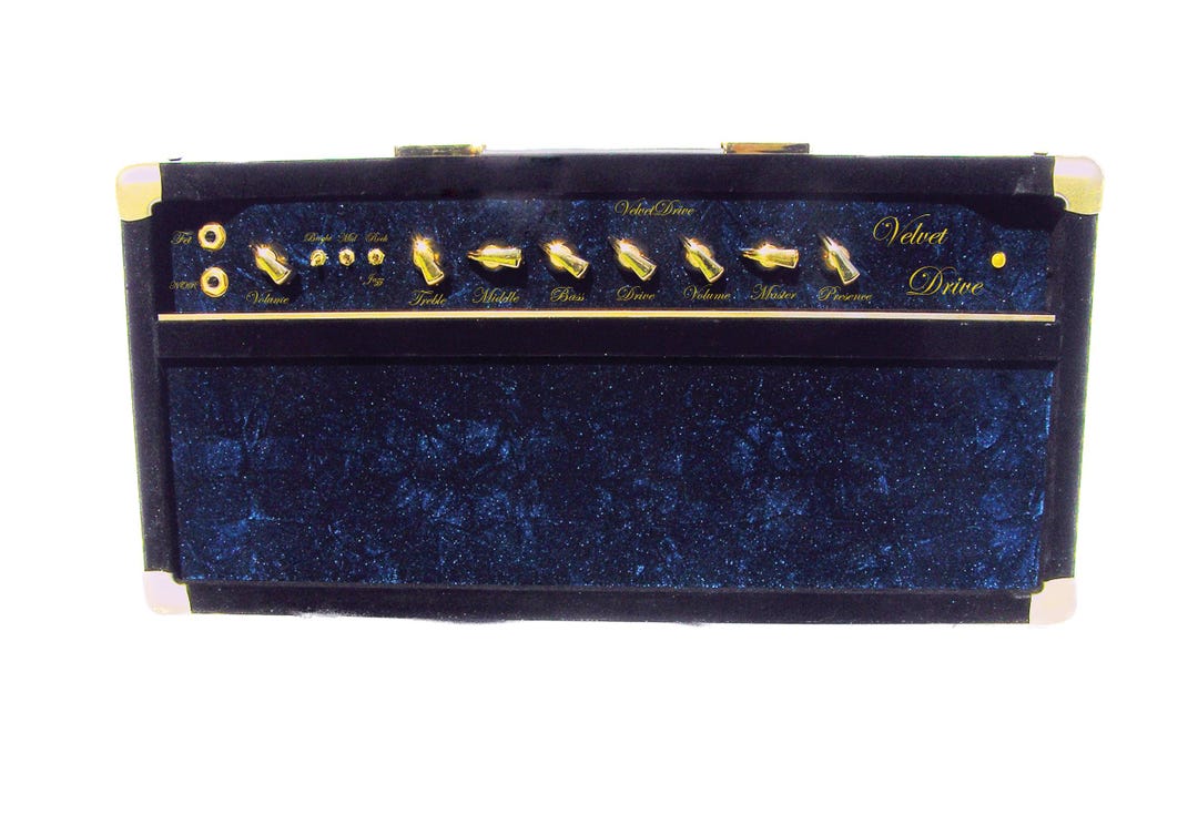 2024 Signature Sound Deluxe Velvet Drive 100 Black Velvet Guitar ...