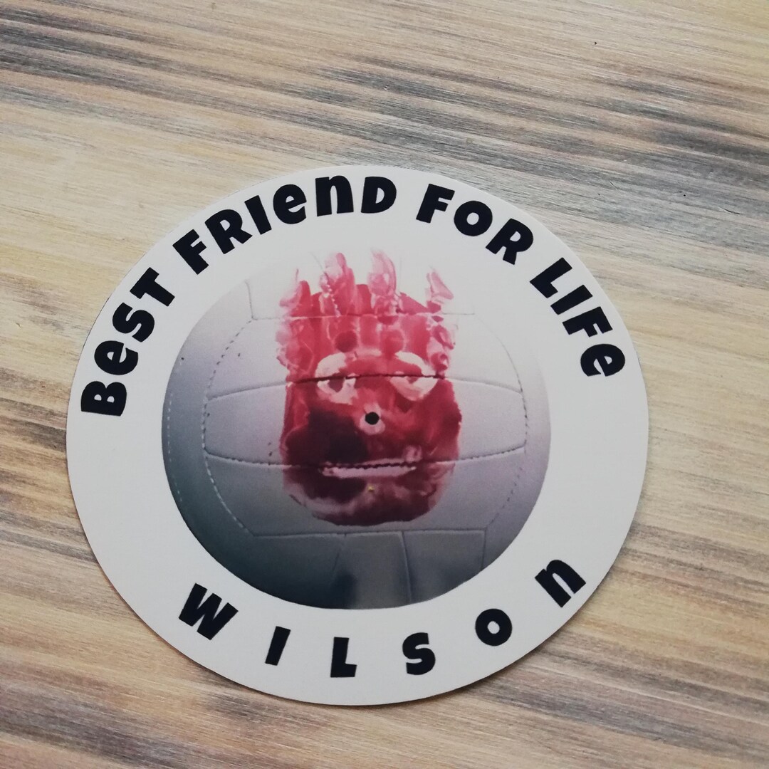 Cast Away, Wilson Ball, Nostalgia Sticker, Stickers - Etsy UK