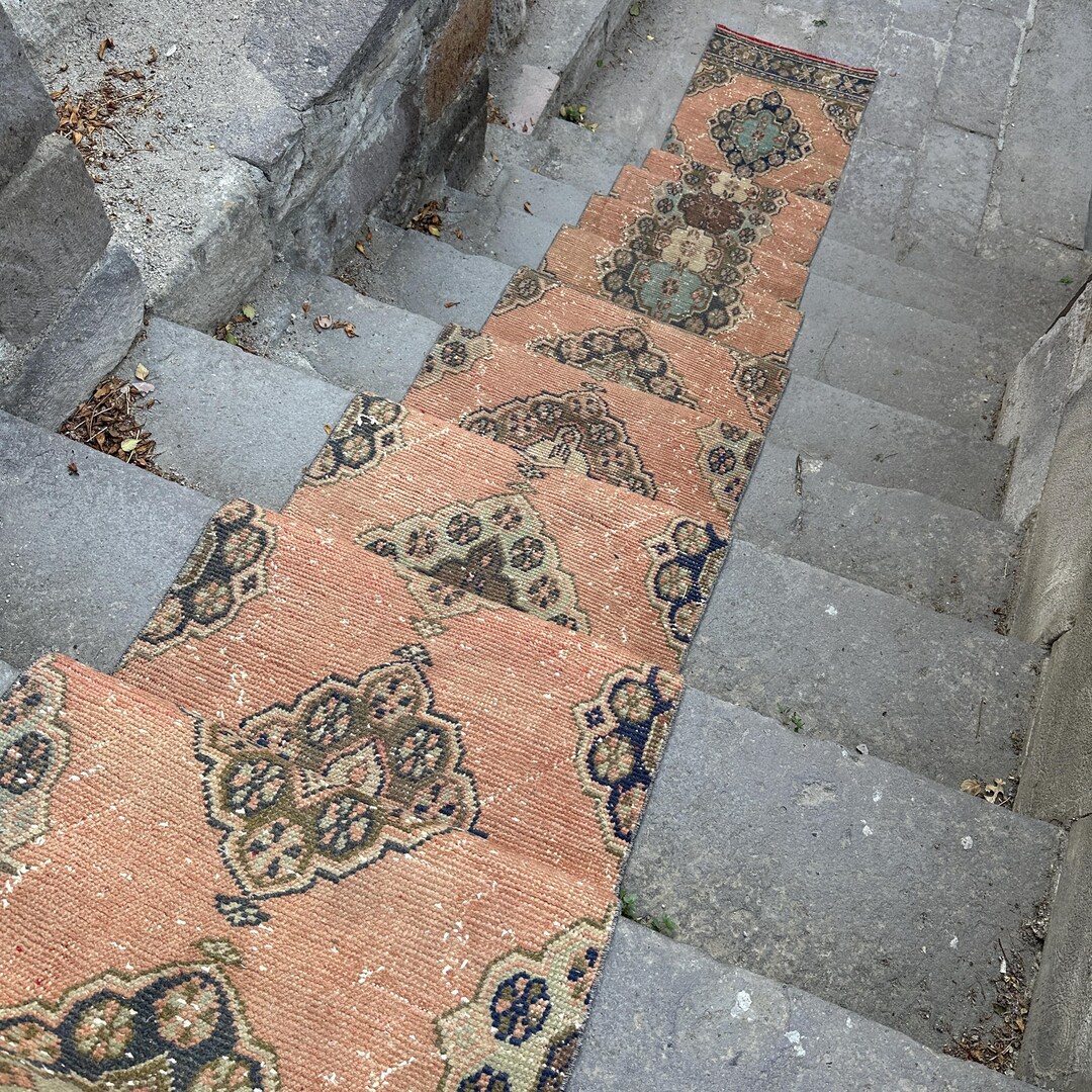 Vintage Corridor Rug, 2x22 Pink Entryway Rug, Moroccan Rug, 2x22 ...