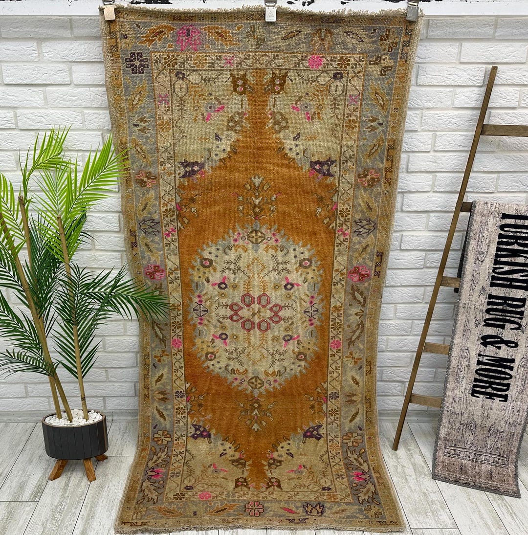 3x6 Persian Rug, Red Vintage Rug, Bedroom Rug, 3x6 Kitchen Rug ...