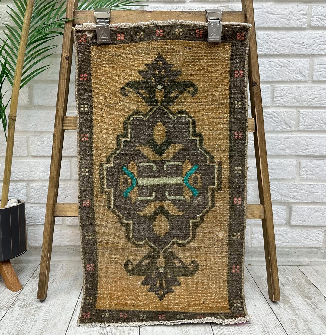 Small Rustic Rug, 1x2 Farmhouse Mat, Small Outdoor Mat, Shoe Mat, Small ...