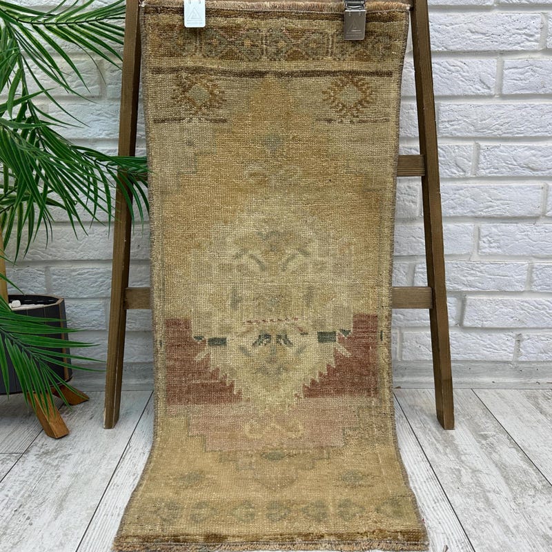 Vintage Small Rust Rug - Etsy