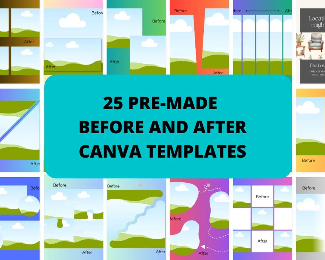 Before and After Canva Templates Personalize for Your Business With ...
