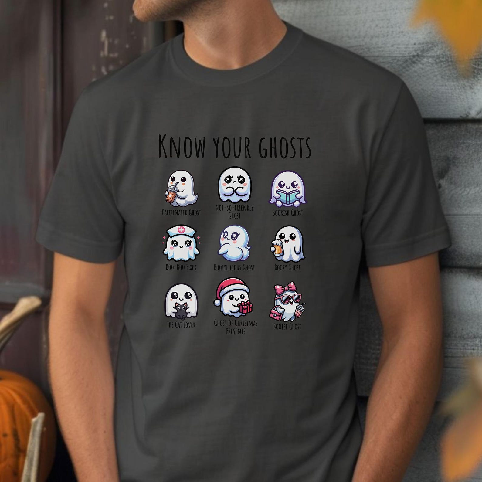 Know Your Ghosts Shirt, Funny Halloween Shirt, Funny Ghost Shirt, Cute ...