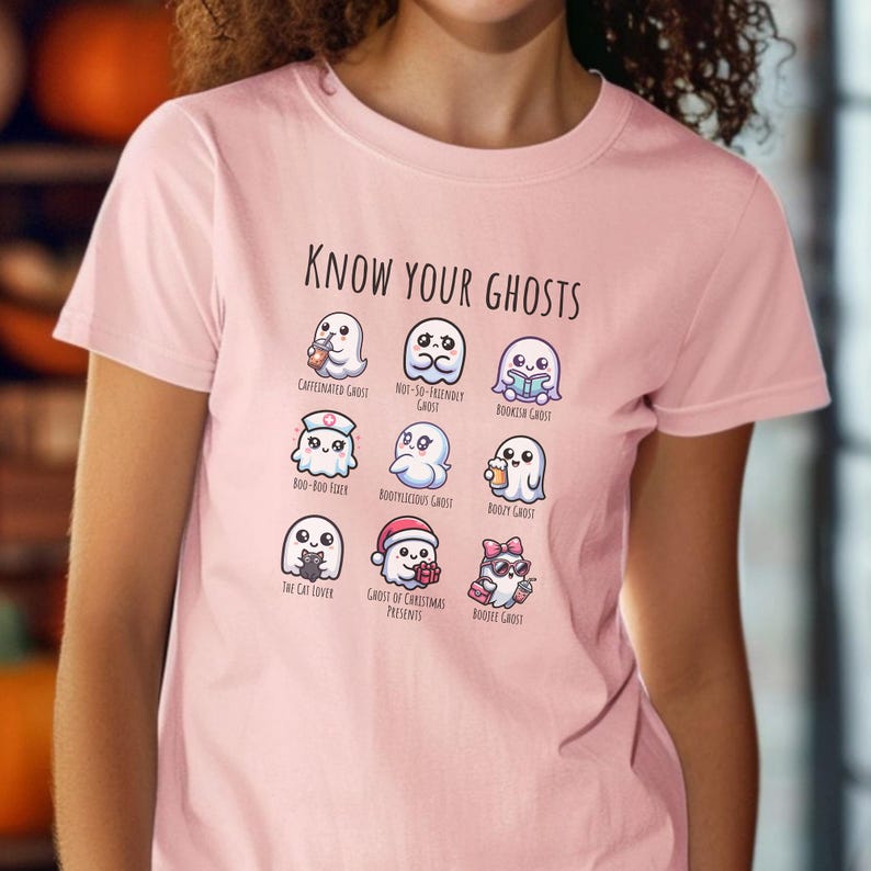 Know Your Ghosts Shirt, Funny Halloween Shirt, Funny Ghost Shirt, Cute ...