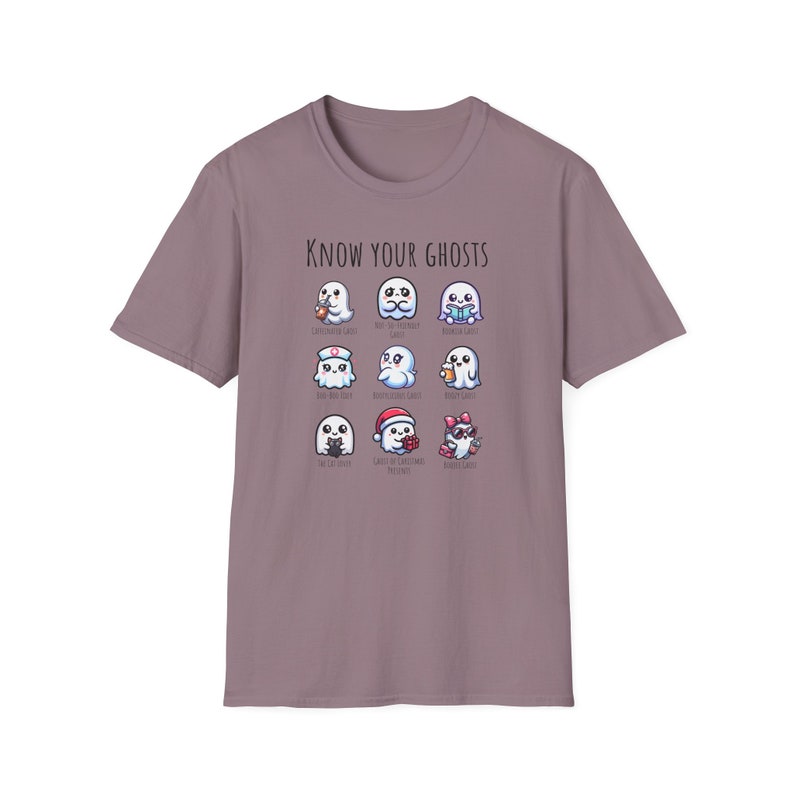 Know Your Ghosts Shirt, Funny Halloween Shirt, Funny Ghost Shirt, Cute ...