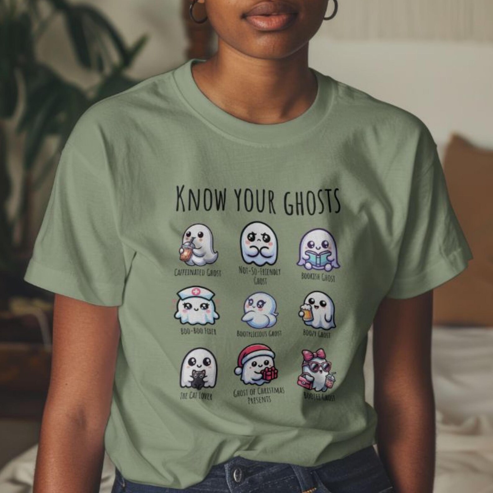Know Your Ghosts Shirt, Funny Halloween Shirt, Funny Ghost Shirt, Cute ...