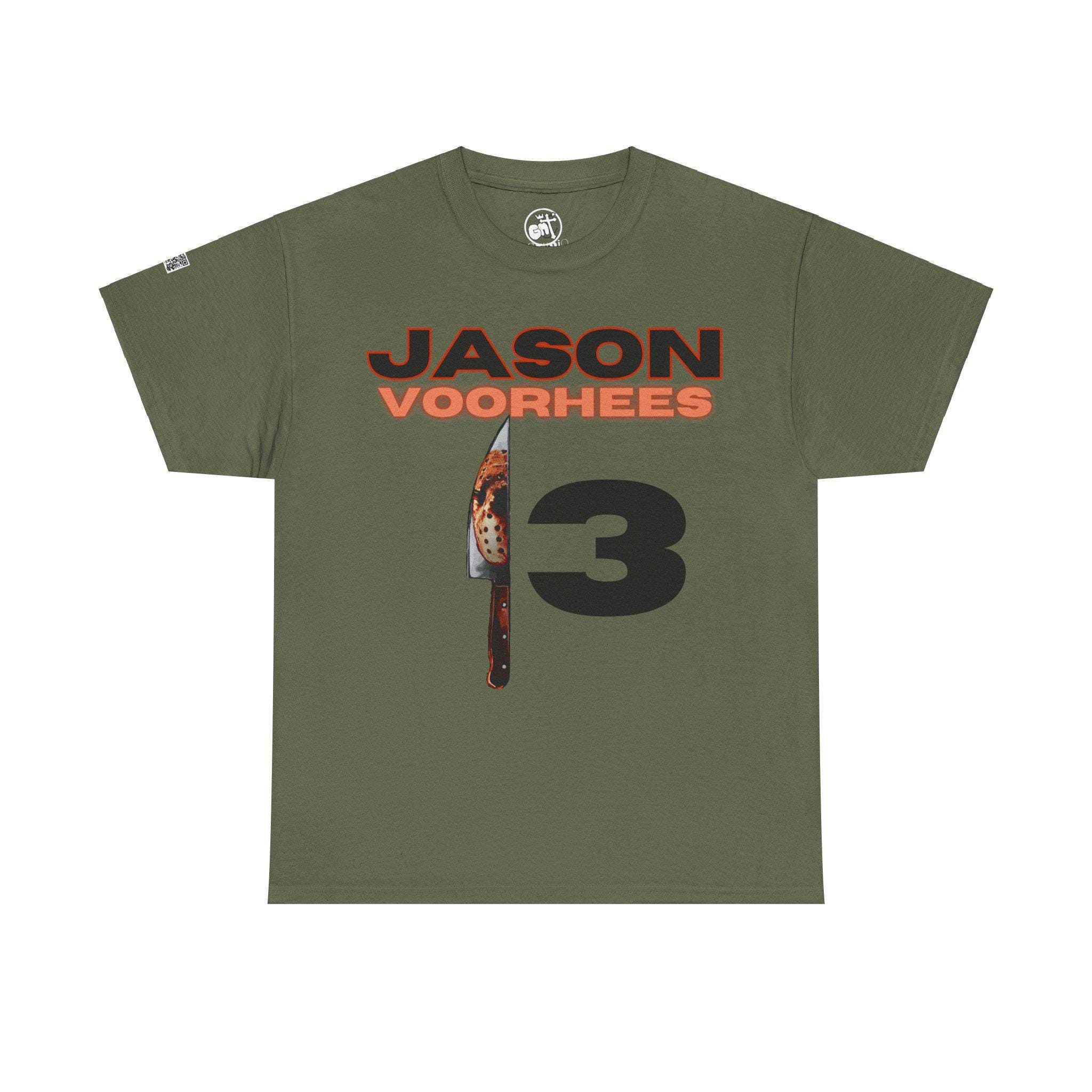 Horror Icon Jason Voorhees Graphic T-shirt - Friday the 13th Movie ...