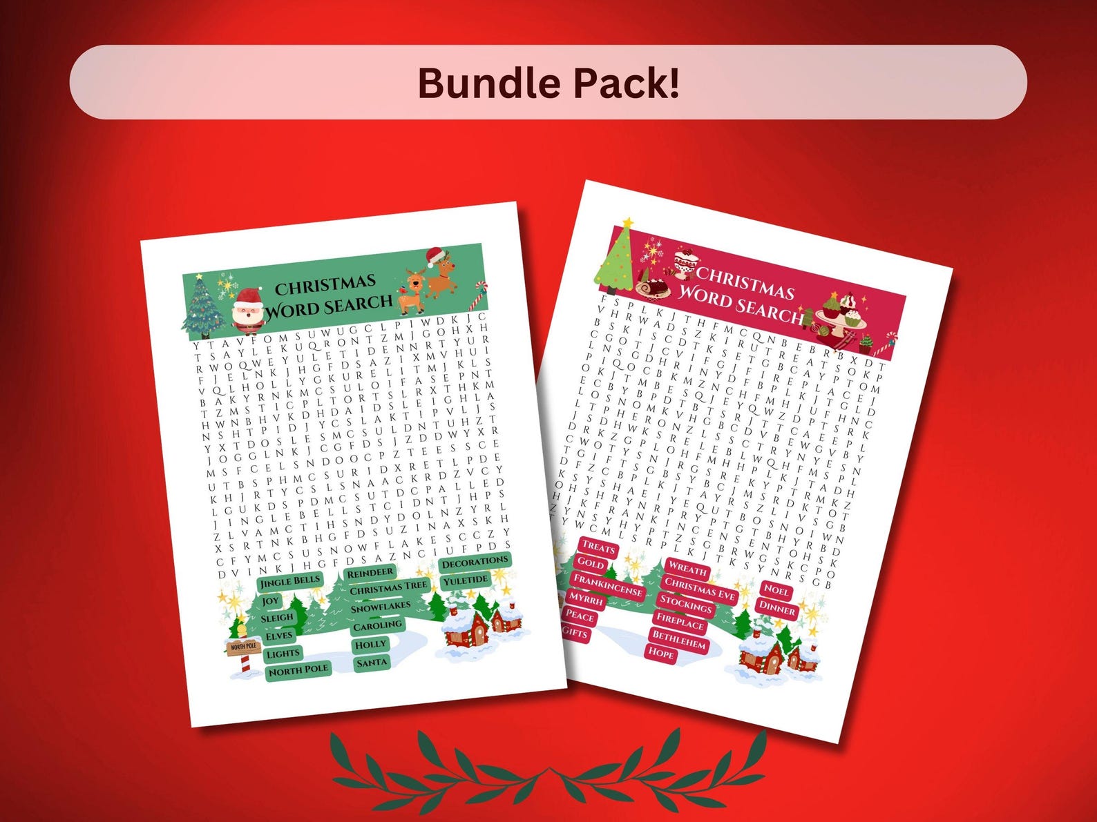 Christmas Word Search, Word Search Puzzle, Christmas Games, Holiday ...