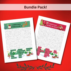 Christmas Word Search, Word Search Puzzle, Christmas Games, Holiday ...