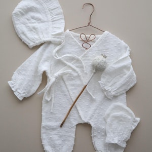 Gender Neutral Baby Muslin Kimono,newborn Coming Home Outfit,newborn ...